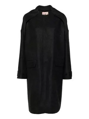 Plan C Felted Coat - Grey