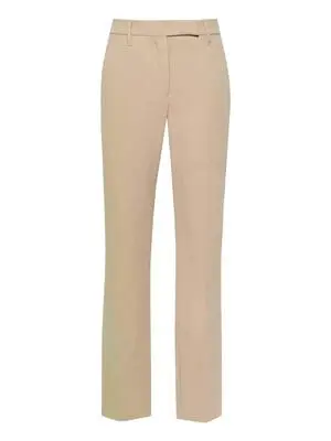 Brunello Cucinelli High-waist Tapered Trousers - Neutrals