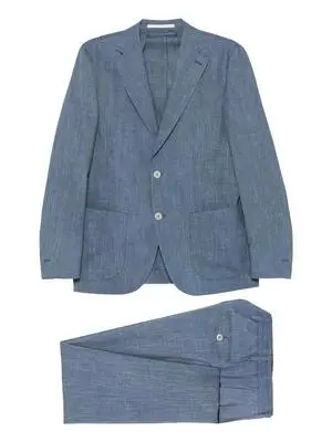 Eleventy Single-breasted Suit - Blue