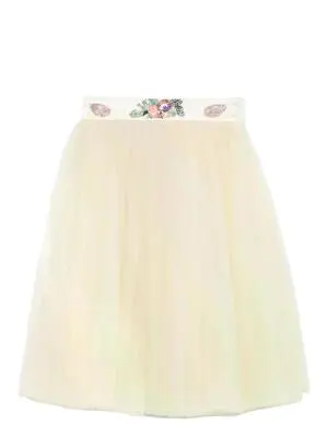 BODE Sunset Lily Midi Skirt - Neutrals