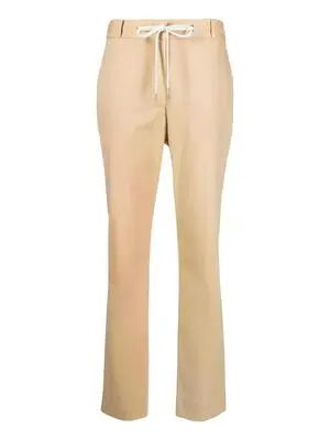 Eleventy Tapered Drawstring Trousers - Neutrals
