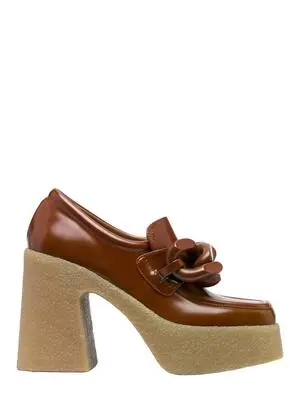 Stella McCartney Skyla 110mm Square-toe Pumps - Brown