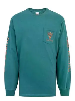 Supreme X South2 West8 Long-sleeve T-shirt - Blue