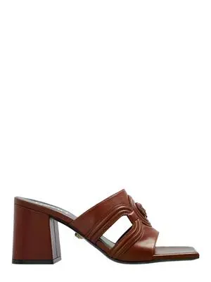Versace 70mm Medusa Sandals - Brown