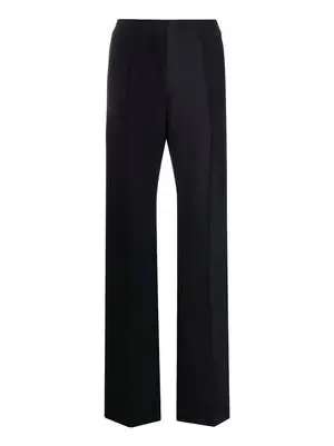 JIL SANDER High-waisted Flared Trousers - Black
