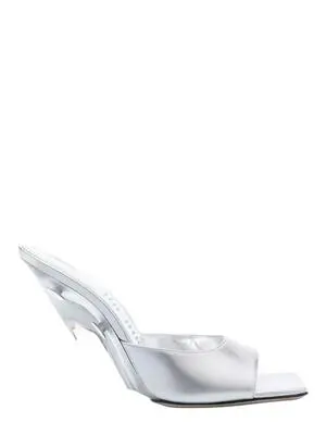 Attico Cheope 105mm Sandals - Silver