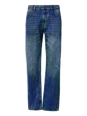 Just Cavalli Five-pocket Jeans With Logo Patch - Blue