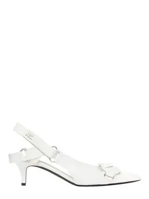 COURREGES Racer Slingback Pumps - White