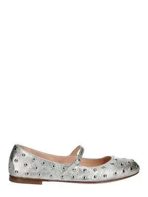 Agl Milly Strap Ballet Flats - Silver