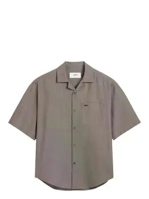 AMI Paris Short-sleeve Shirt - Grey