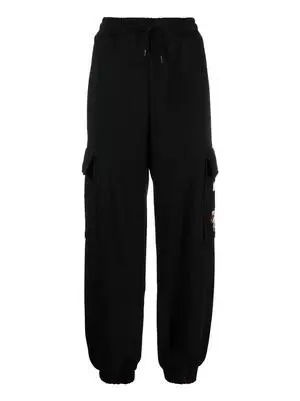 Moschino Teddy Bear Print Track Pants - Black
