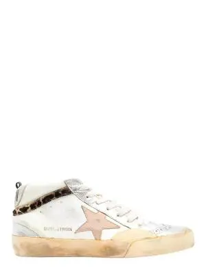 GOLDEN GOOSE Mid-star High-top Sneakers - Neutrals