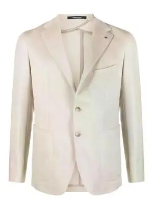 Tagliatore Single-breasted Cashmere Blazer - Neutrals