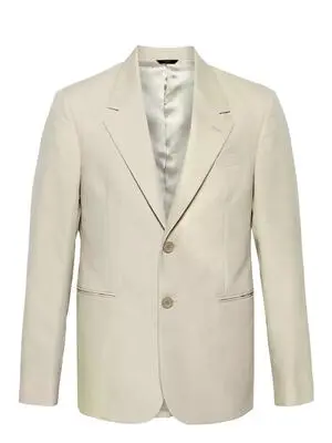 Fendi Wool Blazer - Neutrals