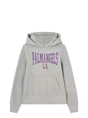 Palm Angels College Hoodie - Grey