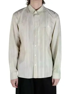 THE ROW Striped Shirt - Neutrals