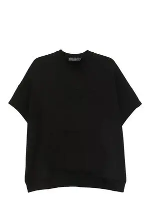 Dolce & Gabbana Logo-embossed Sweatshirt - Black
