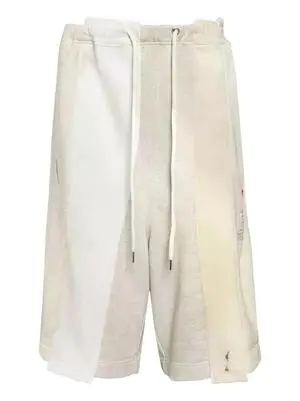 Mihara Yasuhiro Cotton Track Shorts - Neutrals