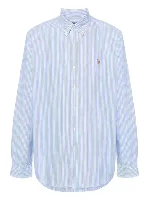Polo Ralph Lauren Striped Cotton Shirt - Blue