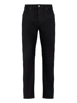 Amiri Mid-rise Slim-cut Jeans - Black