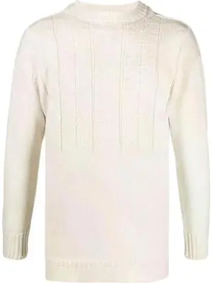 MAISON MARGIELA Crew-neck Knit Jumper - Neutrals