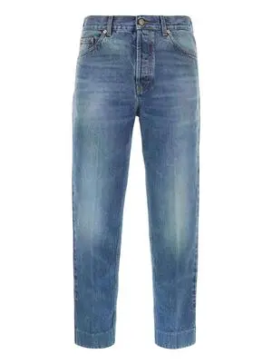 Gucci Washed Straight-leg Jeans - Blue