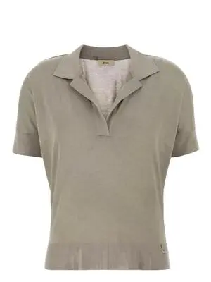 Herno Cotton-blend Polo Shirt - Grey