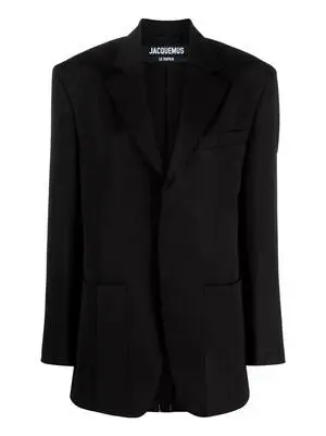 Jacquemus Single-breasted Blazer - Black