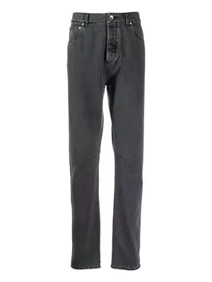Brunello Cucinelli Straight-leg Jeans - Grey