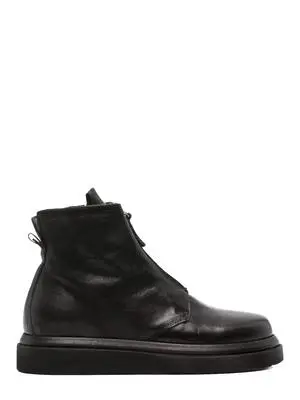 Moma Tronchetto Calf Leather Boots - Black