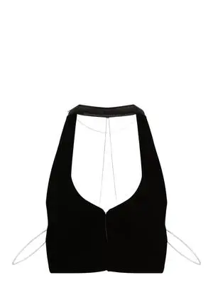 HAMOULET Cosmos Velvet Waistcoat - Black