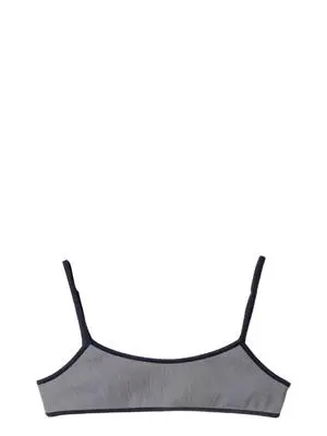 Miu Miu Technical Knit Bralette - Grey