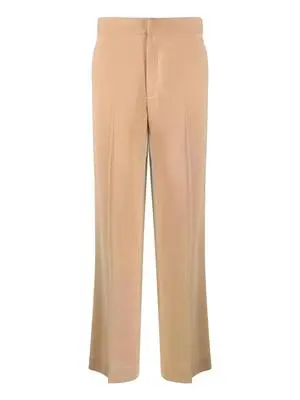 Gauchère Mid-rise Straight-leg Trousers - Neutrals