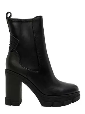 Guess Xeno Platform Leather Boots - Black