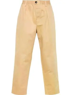 Marni Gabardine Tapered Trousers - Neutrals