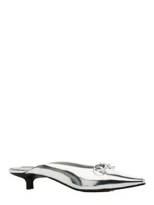 Senso Fenton Ii Patent Leather Mules - Silver