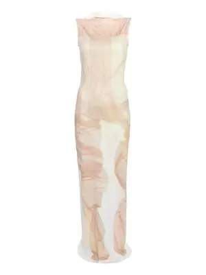 Acne Studios Mock-neck Maxi Dress - Neutrals