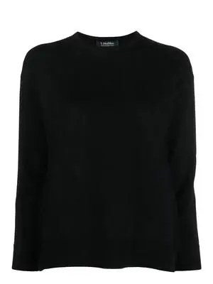 Max Mara Long-sleeve Knitted Jumper - Black