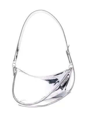 MUGLER Medium Spiral Curve 01 Bag - Silver