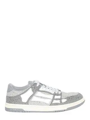 Amiri Crystal Skel Top Sneakers Grey