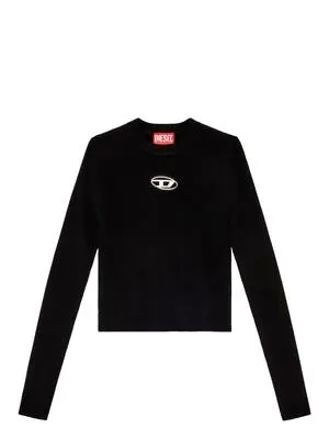 DIESEL® M-valary Logo-plaque Top - Black