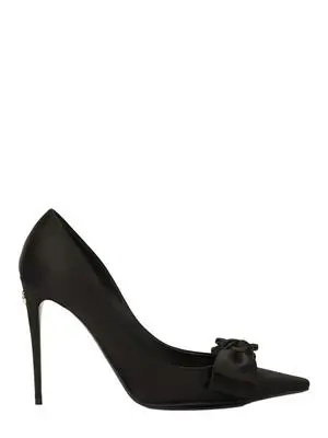 Dolce & Gabbana 105mm Bow-detail Pumps - Black