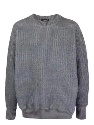 Undercover Ribbed Crew-neck Jumper - Grey