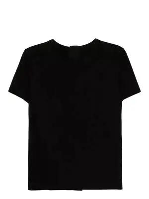 Yohji Yamamoto Crew Neck Cotton T-shirt - Black