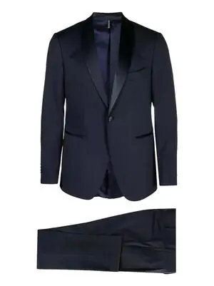 CHÂTEAU LAFLEUR-GAZIN Shawl-lapels Single-breasted Blazer - Blue
