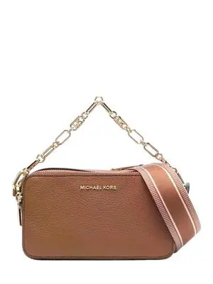 Michael Kors Leather Crossbody Bag - Brown