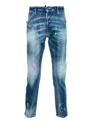 Dsquared2 Super Twinky Mid-rise Skinny Jeans - Blue
