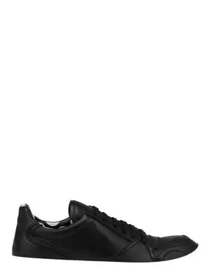 Moschino Leather Sneakers - Black