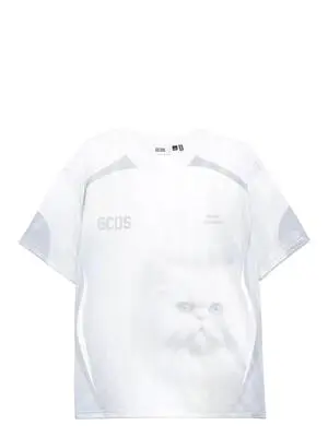 Gcds Cat Football T-shirt - Grey