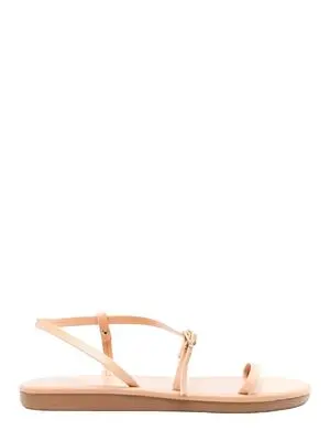 ANCIENT GREEK SANDALS Niove Flat Leather Sandals - Neutrals